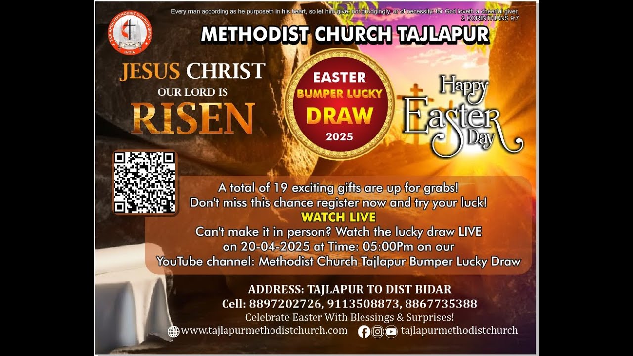 Methodist Church Tajlapur Bumper Lucky Draw - YouTube