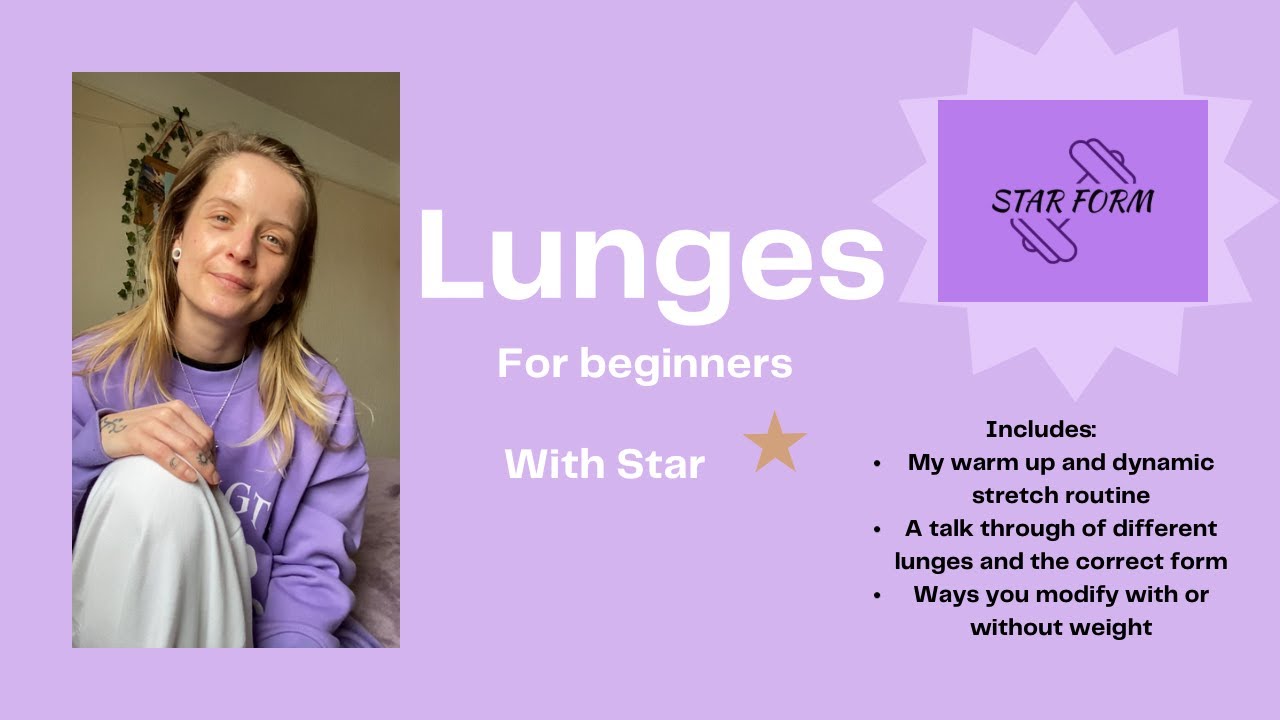 Lunge Tutorial For Beginners | With Star - YouTube