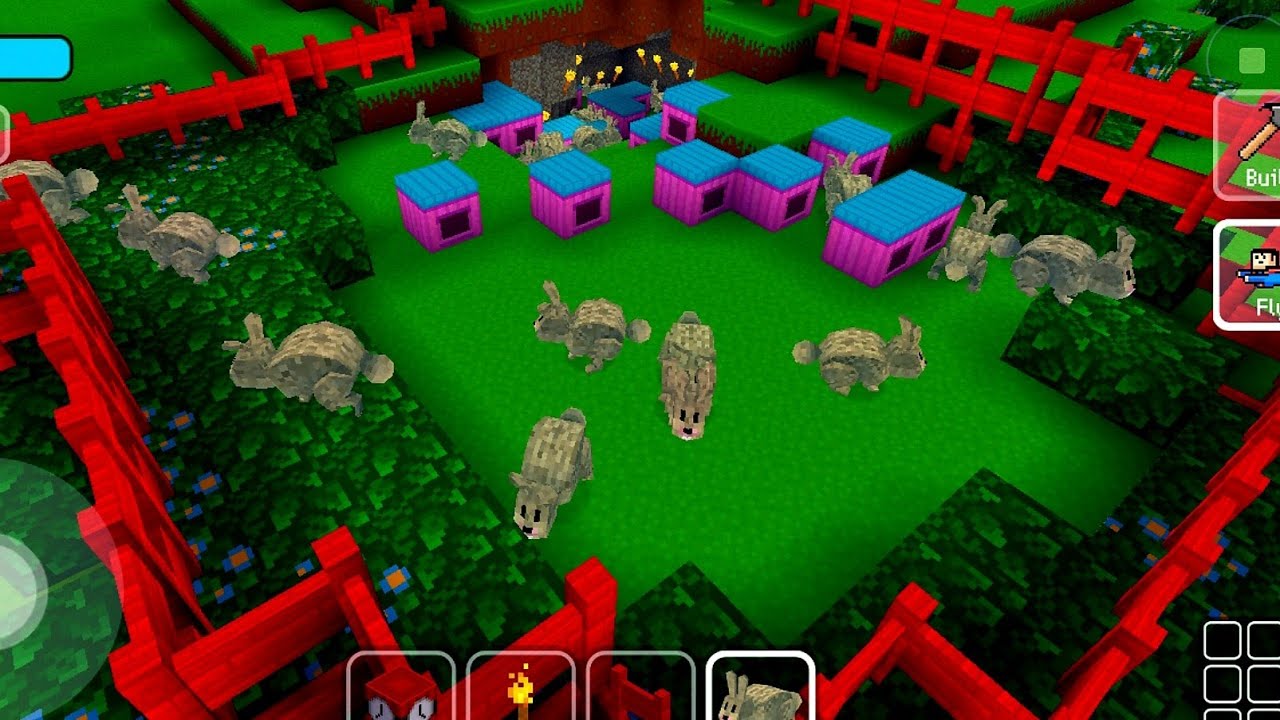 Rabbit Farm 🐰 | Block Craft: 3D Building Simulator Games For Free ...