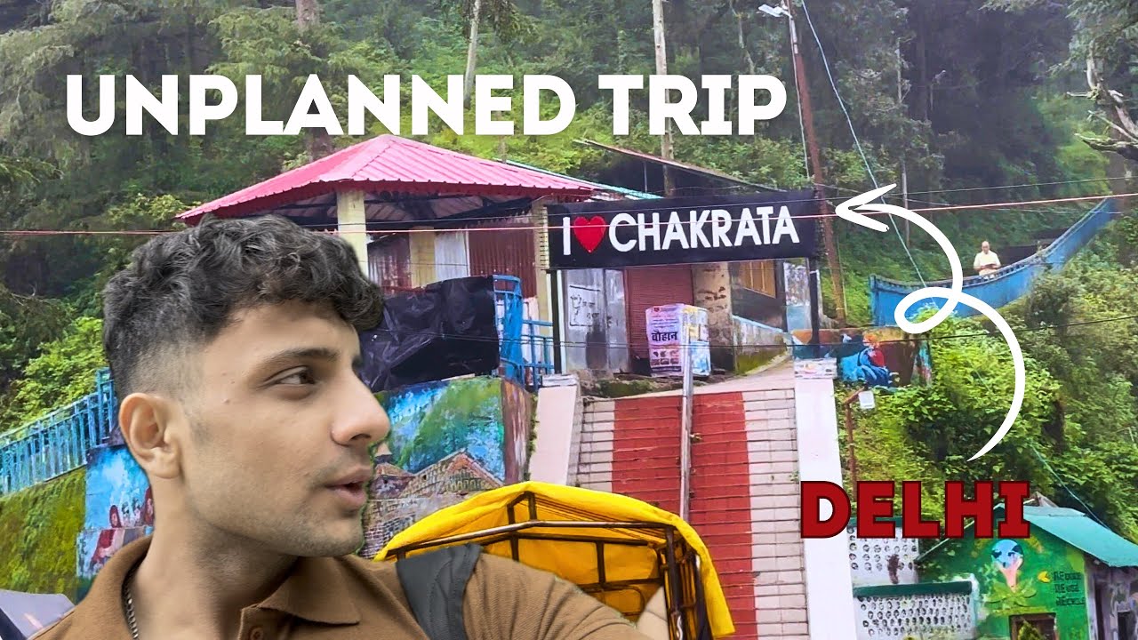 CHAKRATA VLOG 🏔️ BEST OFFBEAT PLACE🖤 UNPLANNED TRIP HOGYI😂 - YouTube