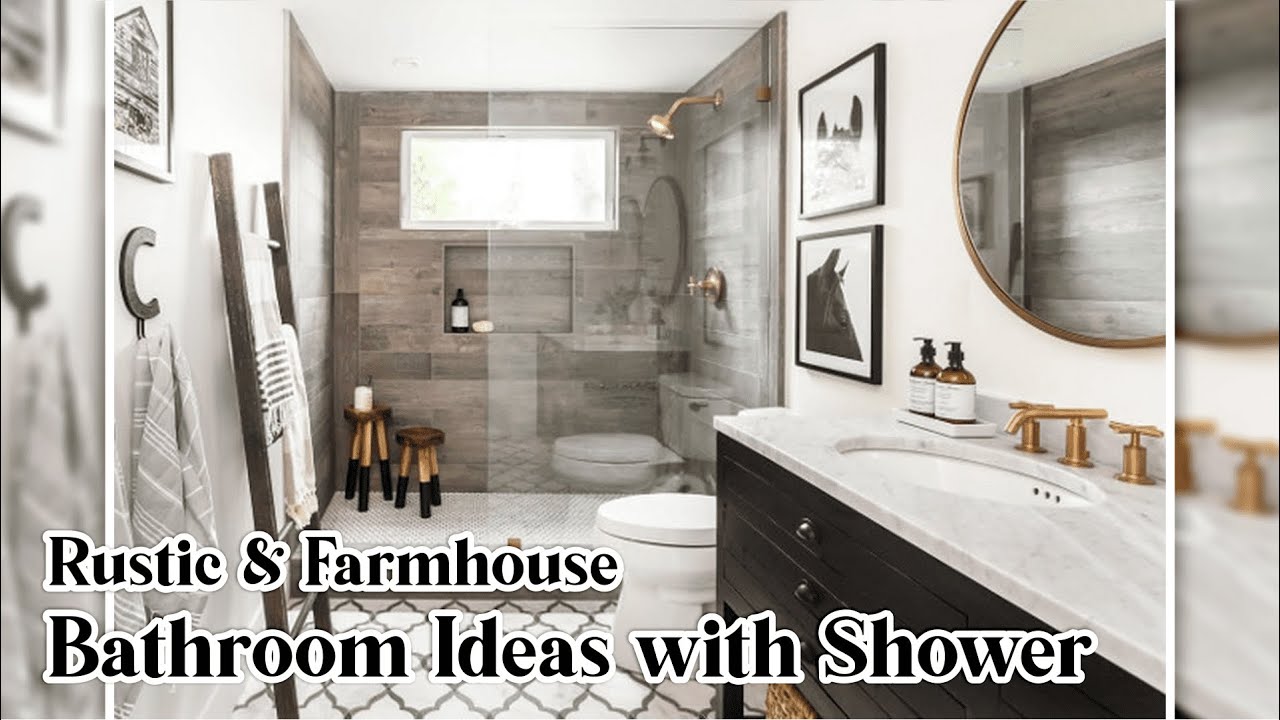 Farmhouse Rustic Shower Design 32 Rustic Bathroom Design Ideas For A