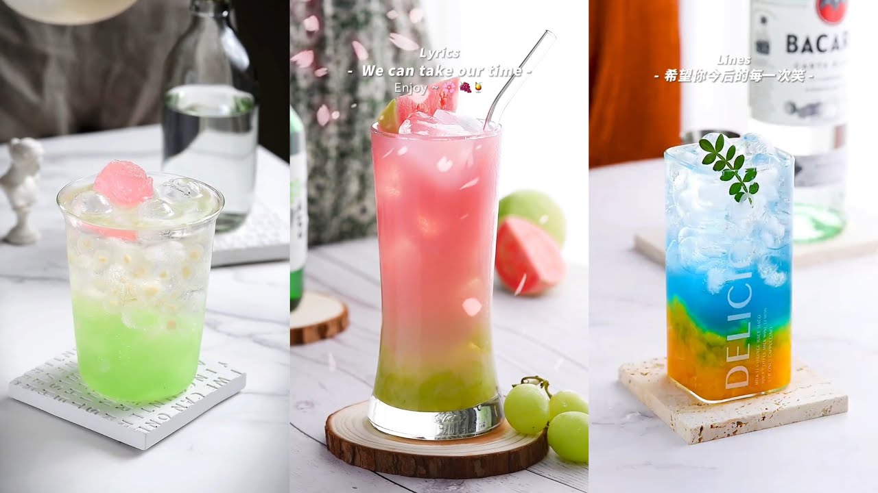 Delicious Drinks🍹|| ASMR Cooking || #2 - YouTube