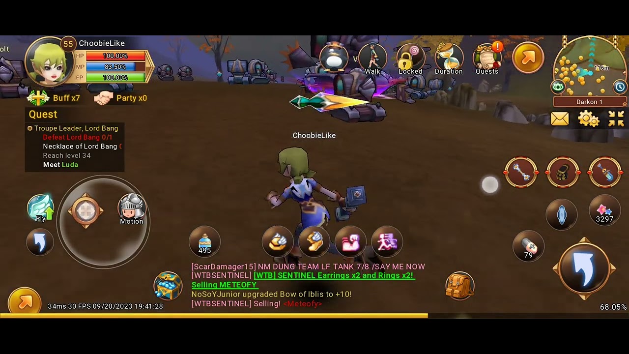 34 Troupe Leader, Lord Bang《Flyff Universe》PK Event Server - YouTube