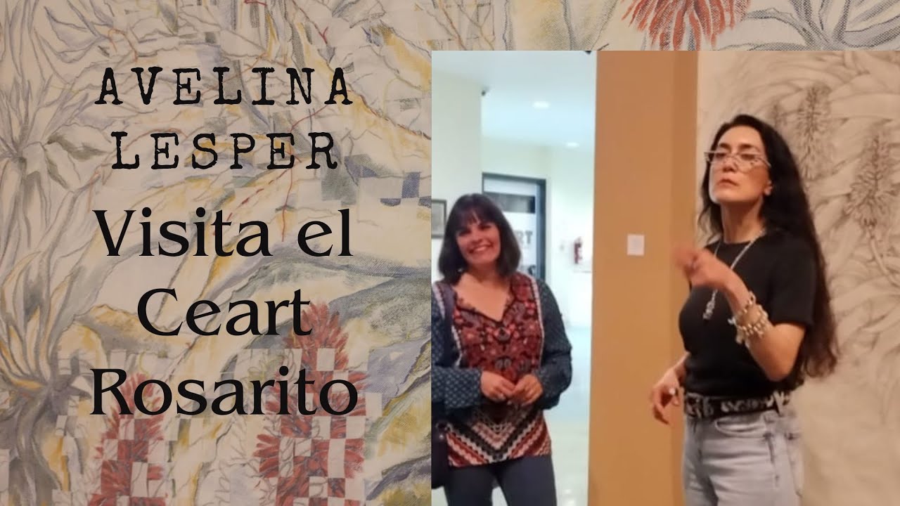 Avelina Lesper nos visita y comenta sobre mi obra en la Expo Tierras ...