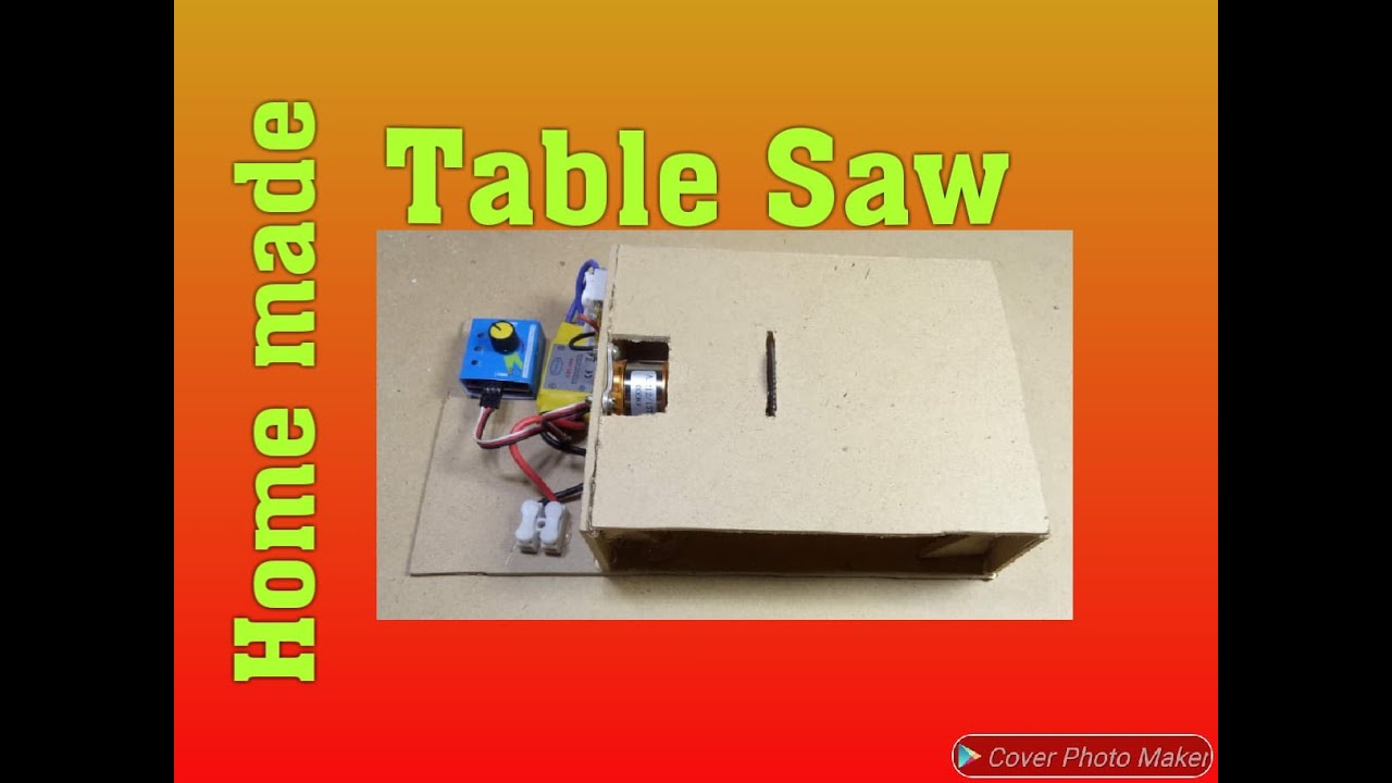 Diy Home Made Mini Table Saw - YouTube