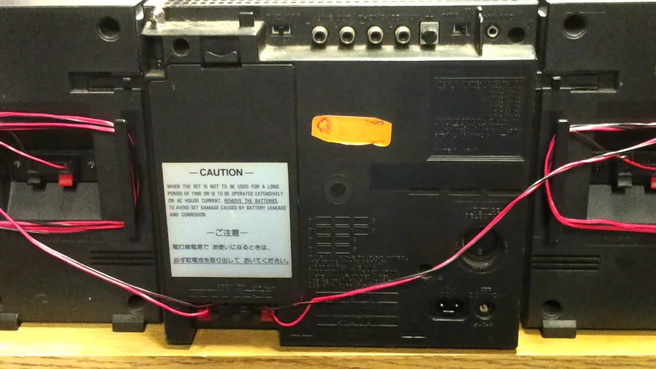 Sony CFS-9000 in action - YouTube