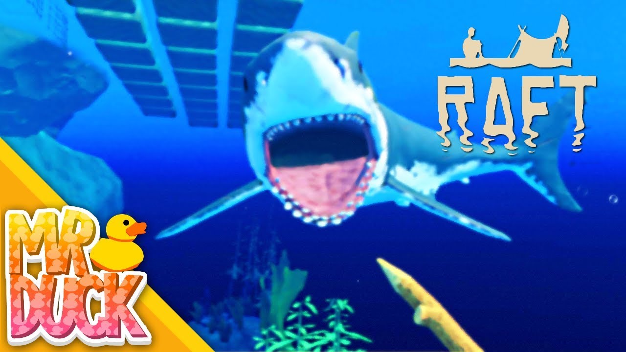 Raft - SHARK ATTACK!! - Episode 2 - YouTube