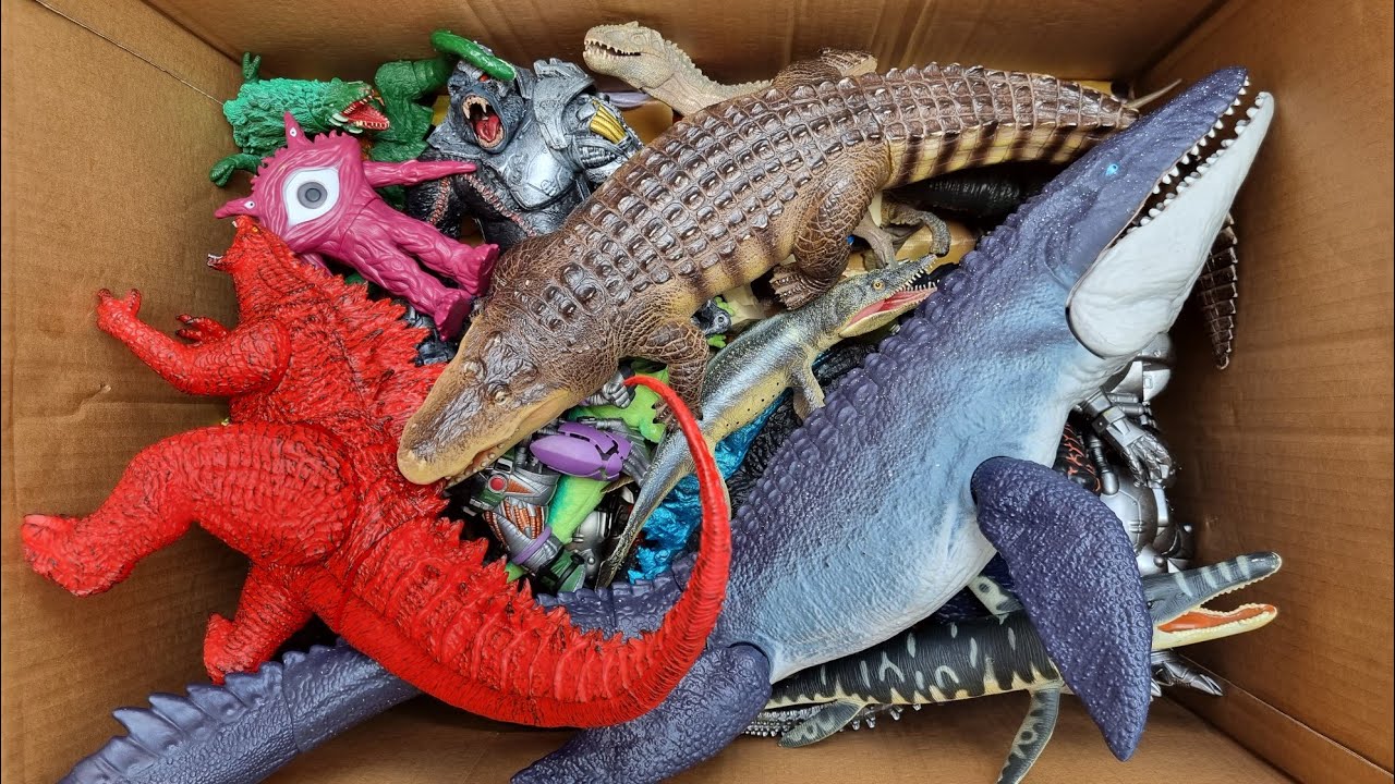 HUNTING Mosasaurus, Kronosaurus, Crocodilo, Indominus Rex, Godzilla, T ...
