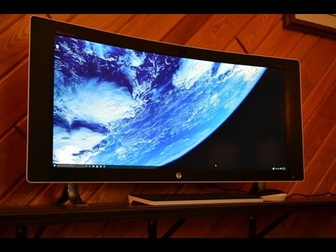 HP Envy 34" Curved Display; The World's Most Beautiful PC! - YouTube