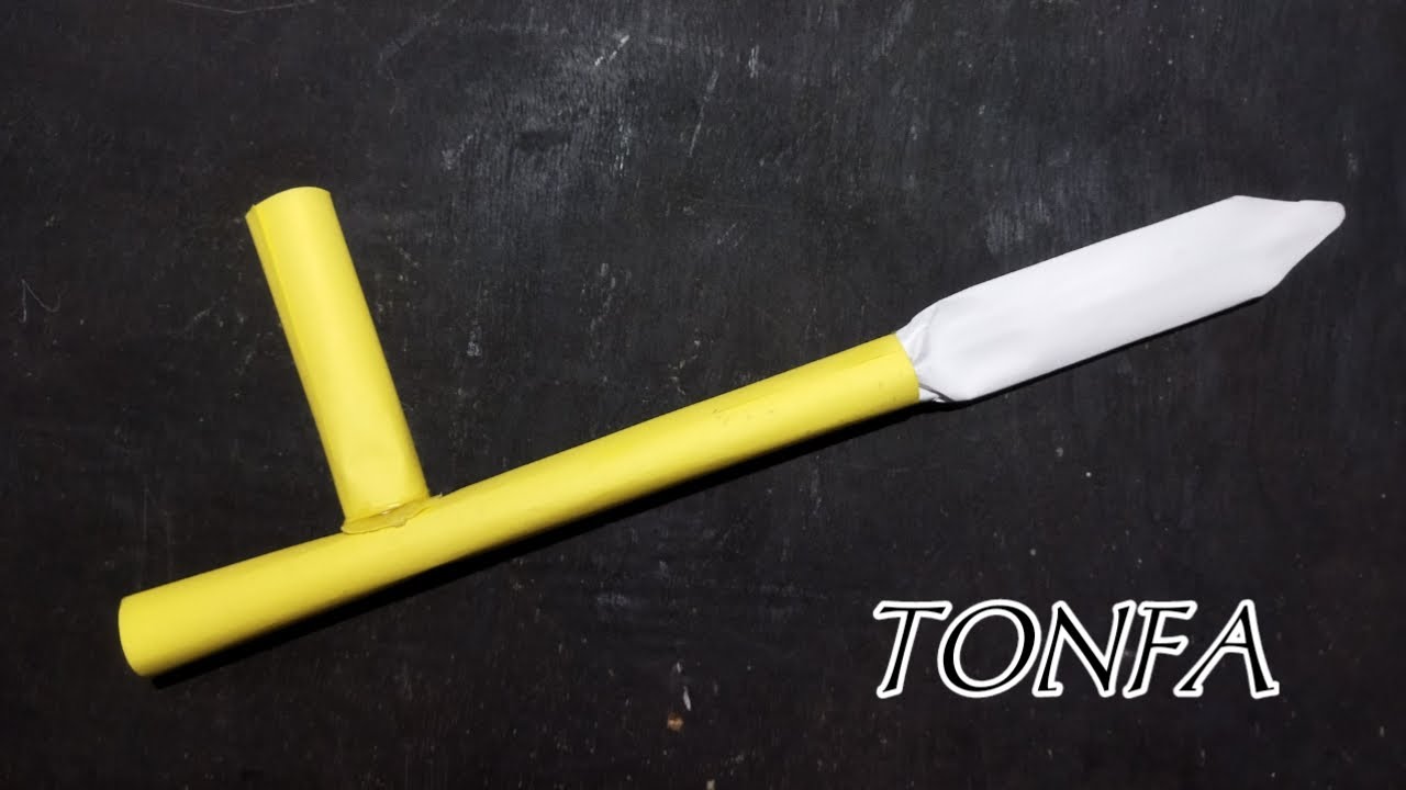 Cara Membuat Senjata Dari Kertas Origami Tonfa YouTube cara-membuat-senjata-dari-kertas-origami-tonfa-youtube