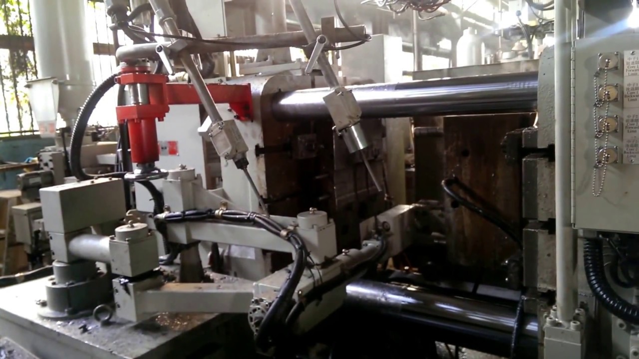 Powercast (TBC) Die casting machine 150CF cycle time 14 sec - YouTube