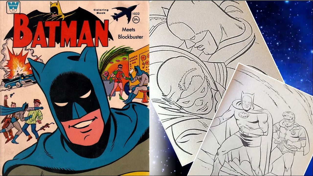 Batman - Colouring Book 1966 (page flip through) - YouTube