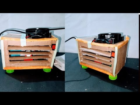how to make it cooler at home made with a cardboard school science ...