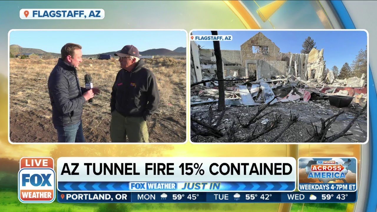 Arizona's Tunnel Fire Now 15 Percent Contained, Crews Surveying Damage ...