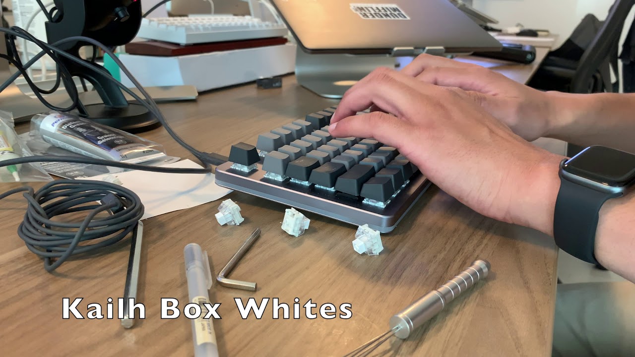 Massdrop CTRL - Kailh Box Whites vs Cherry MX Silent Reds - YouTube