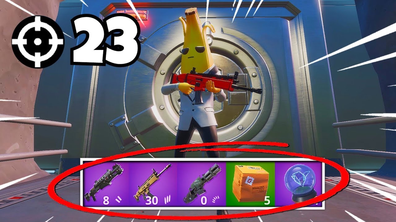 i only use vault guns to win in fortnite season 2... (so hard...) - YouTube