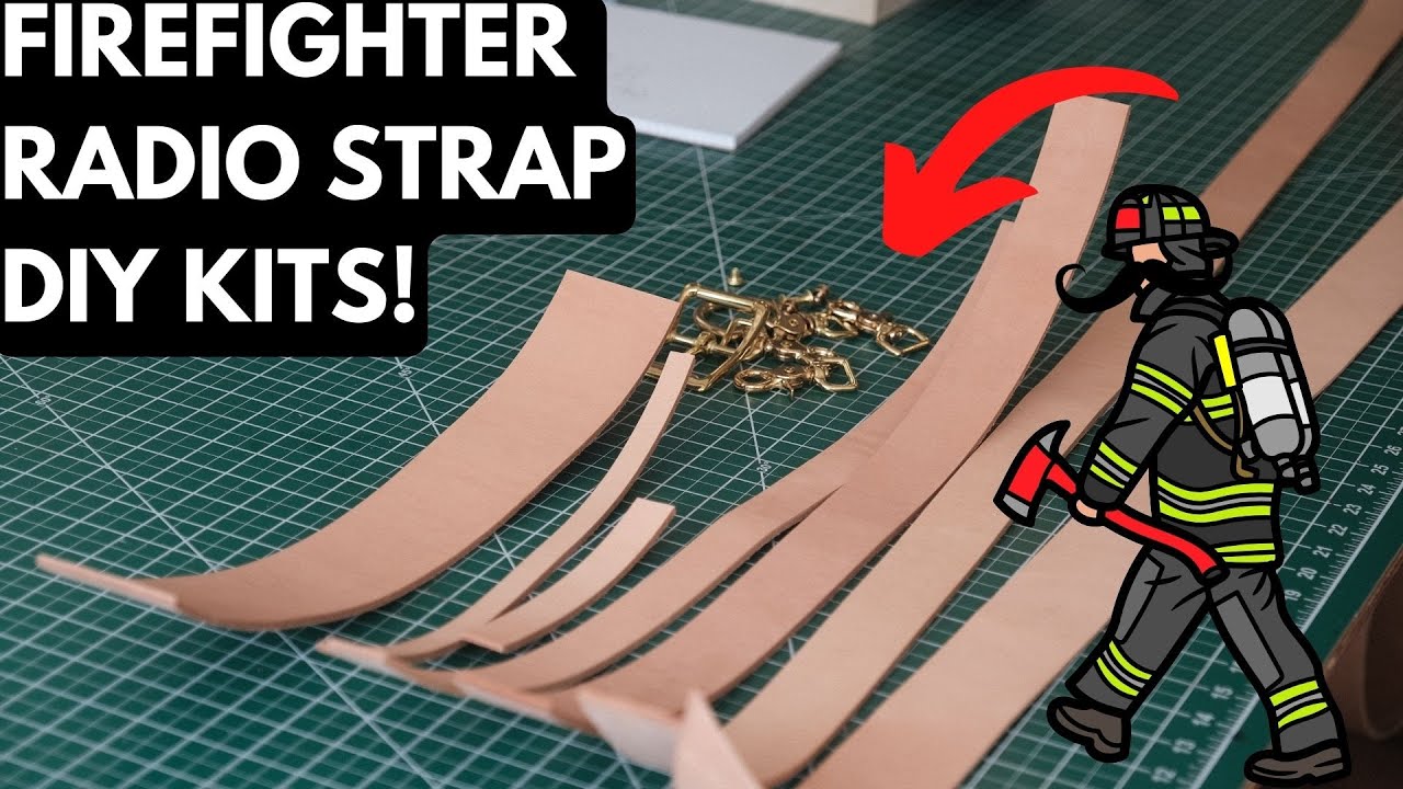 DIY Leather Project | Firefighter Radio Strap Kit - YouTube