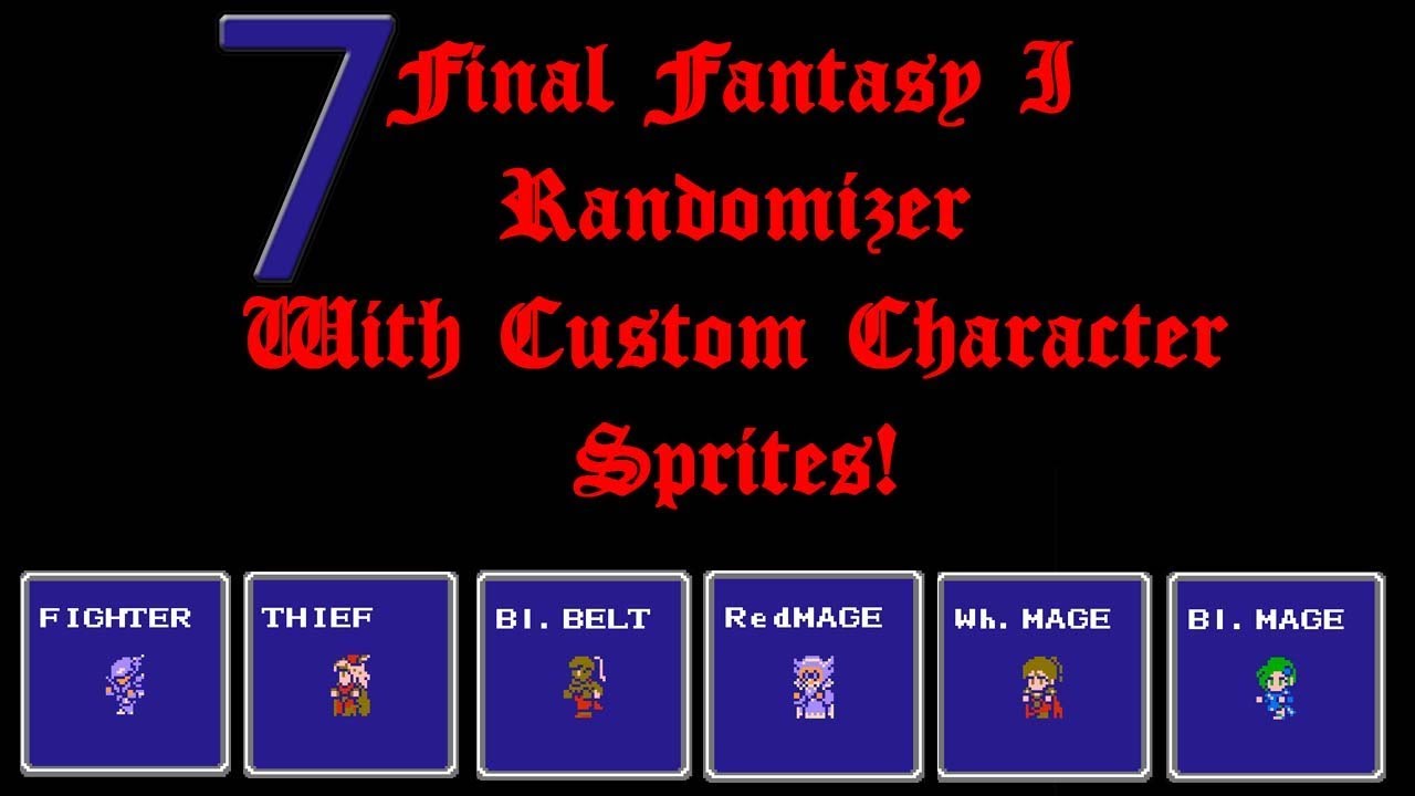 7. Let's Play FF1 Randomizer - Custom Sprites Showcase - YouTube
