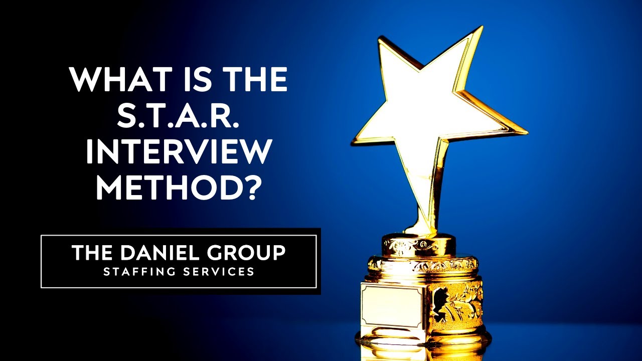 What is the S.T.A.R. Interview Method? (Video 1 of 4) - YouTube