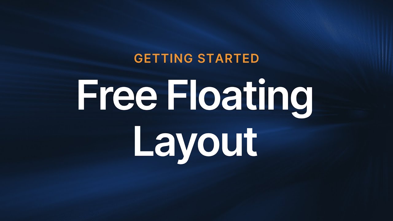 Episode 5 - Create a Free Floating Layout - YouTube