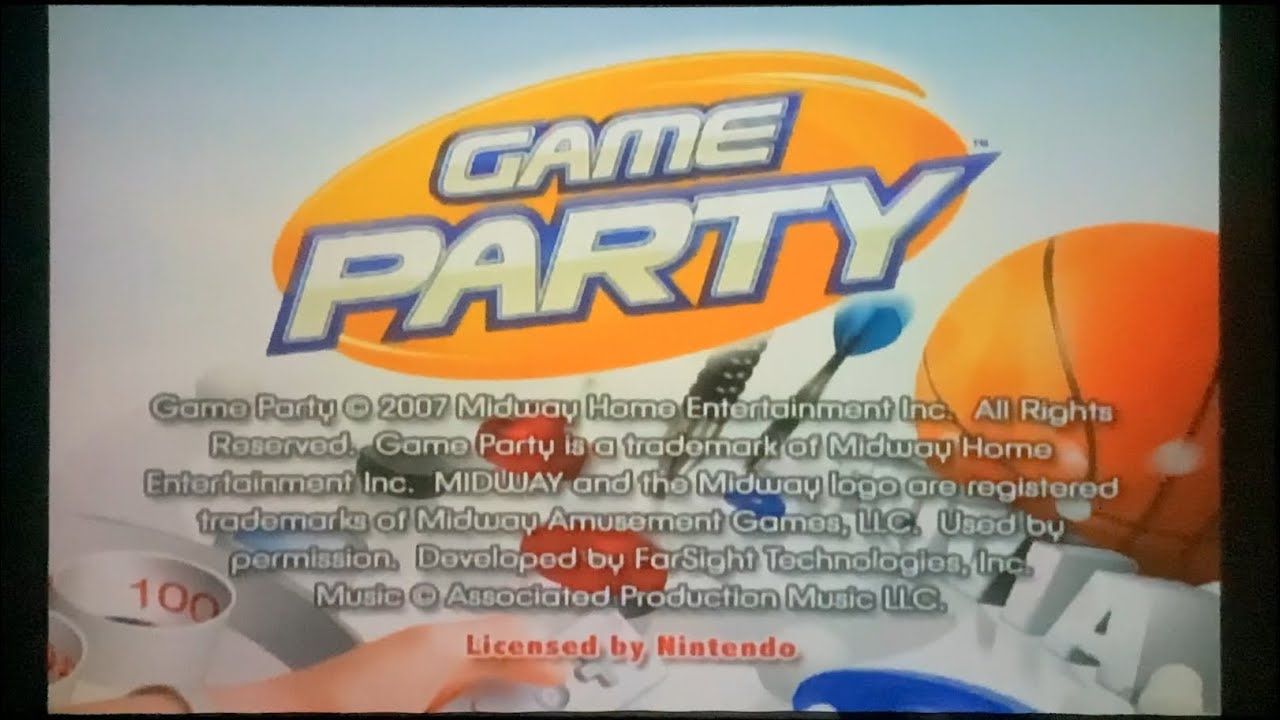 Game Party (Wii) - YouTube