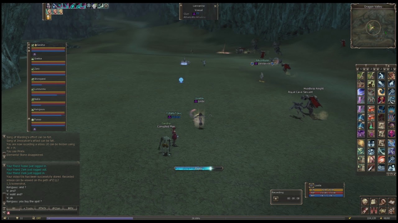 Lineage 2 clasic mmoway.com Vanilla 3x TotallyToxic random PVP - YouTube