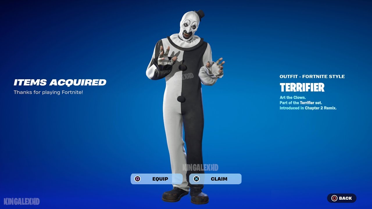 How To Get Terrifier Skin for FREE In Fortnite (Unlocked LEGO Terrifier ...