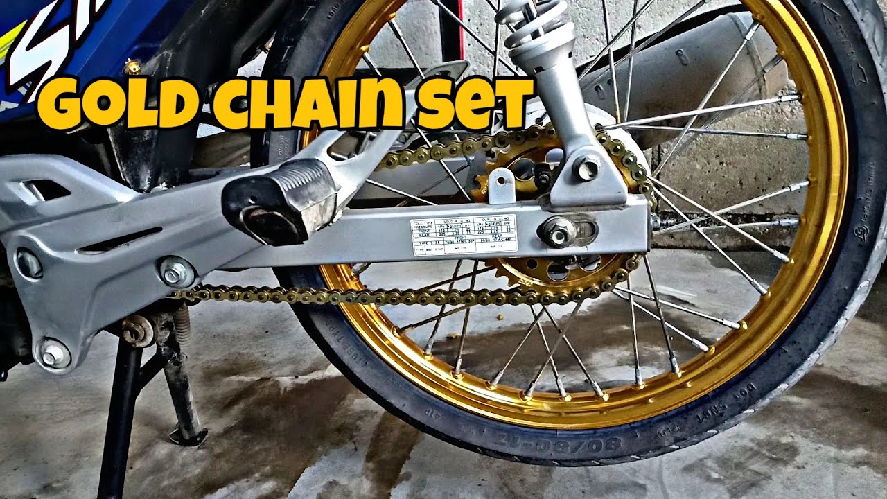 Osaki chain set | Suzuki smash115 | Thaiconcept - YouTube
