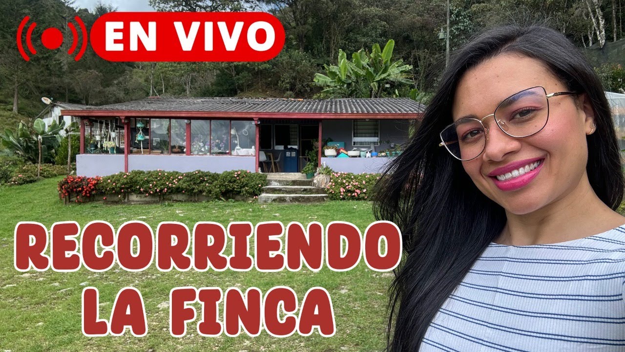 Recorriendo la finca en vivo, tour por todos los jardines │Candy Bu ...