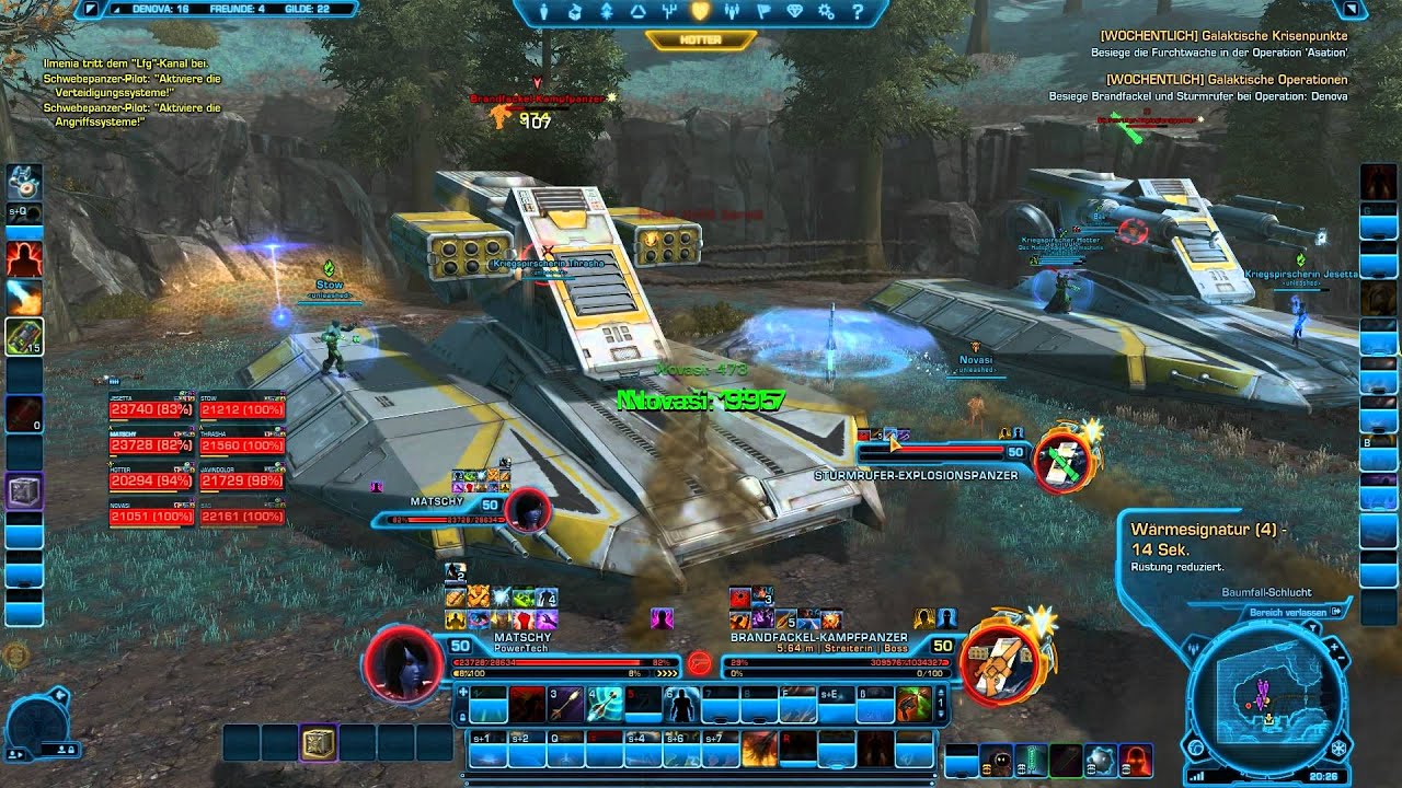 SWtoR Denova nightmare Timerun Brandfackel und Sturmrufer Kill ...