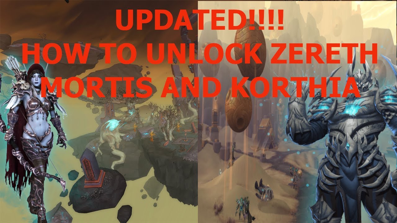 UPDATED!!!!! How to unlock zereth mortis and korthis | WOW GUIDE - YouTube