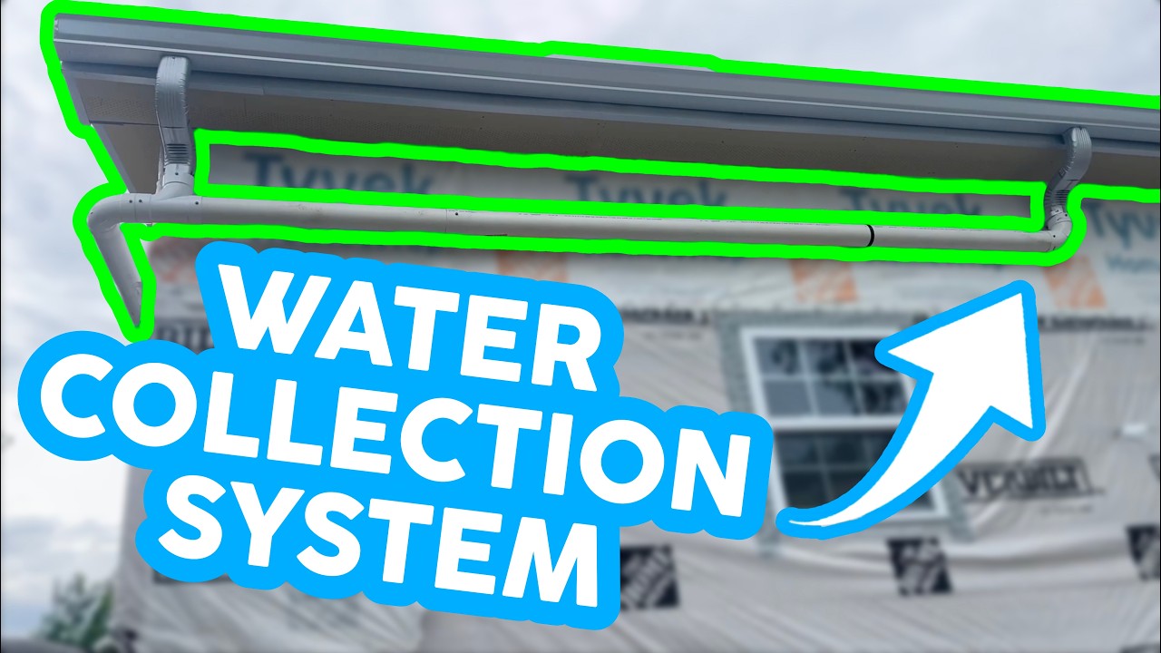 How to INSTALL a WATER COLLECTION SYSTEM - YouTube