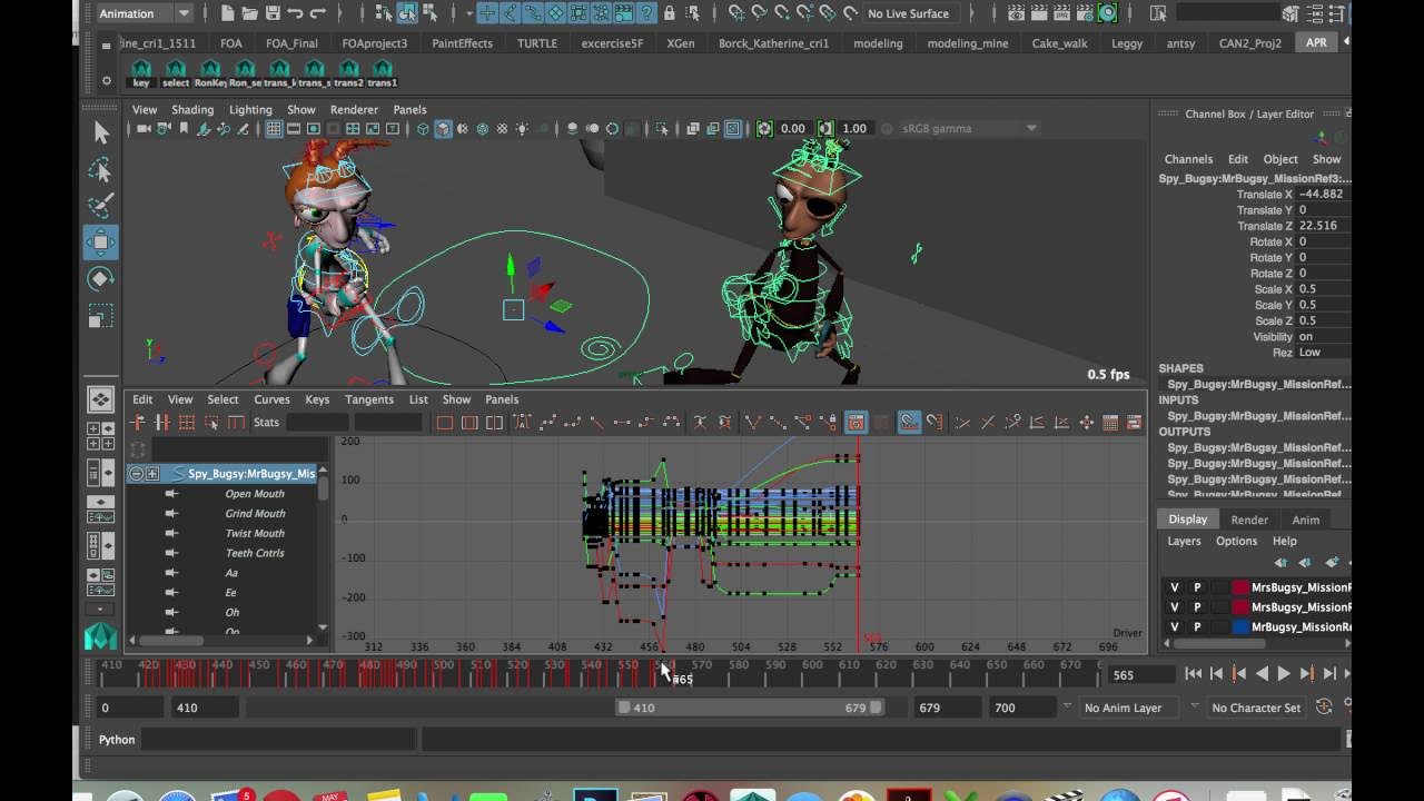 How to Transfer an Animation Between Characters in Maya - YouTube