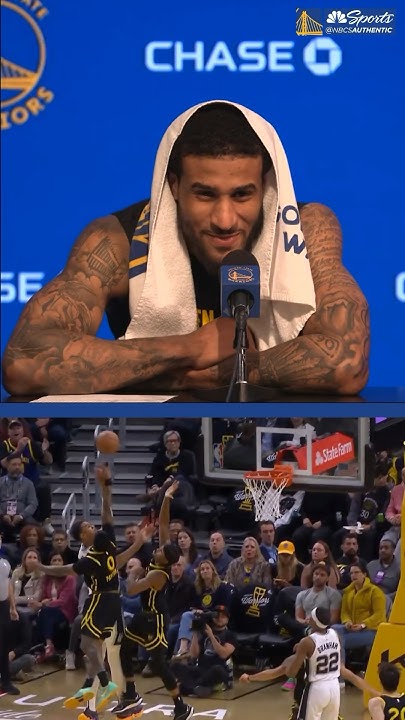 Gary Payton II thinks he’s probably the smallest player to ever block Victor Wembanyama 😂💪 ...