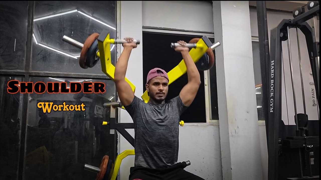 Shoulder Workout at Gym | 6 Best Exercises for Big Shoulders# ...