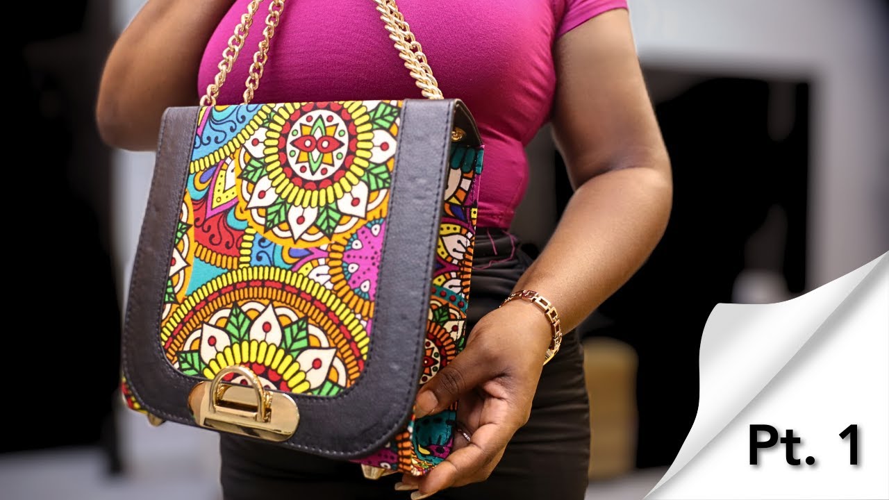 How to sew Ankara Handbags | PART 1 - PATTERN DRAFTING - YouTube