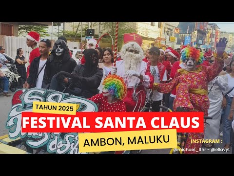 Santa Claus Festival 2025. Ambon, Maluku. 