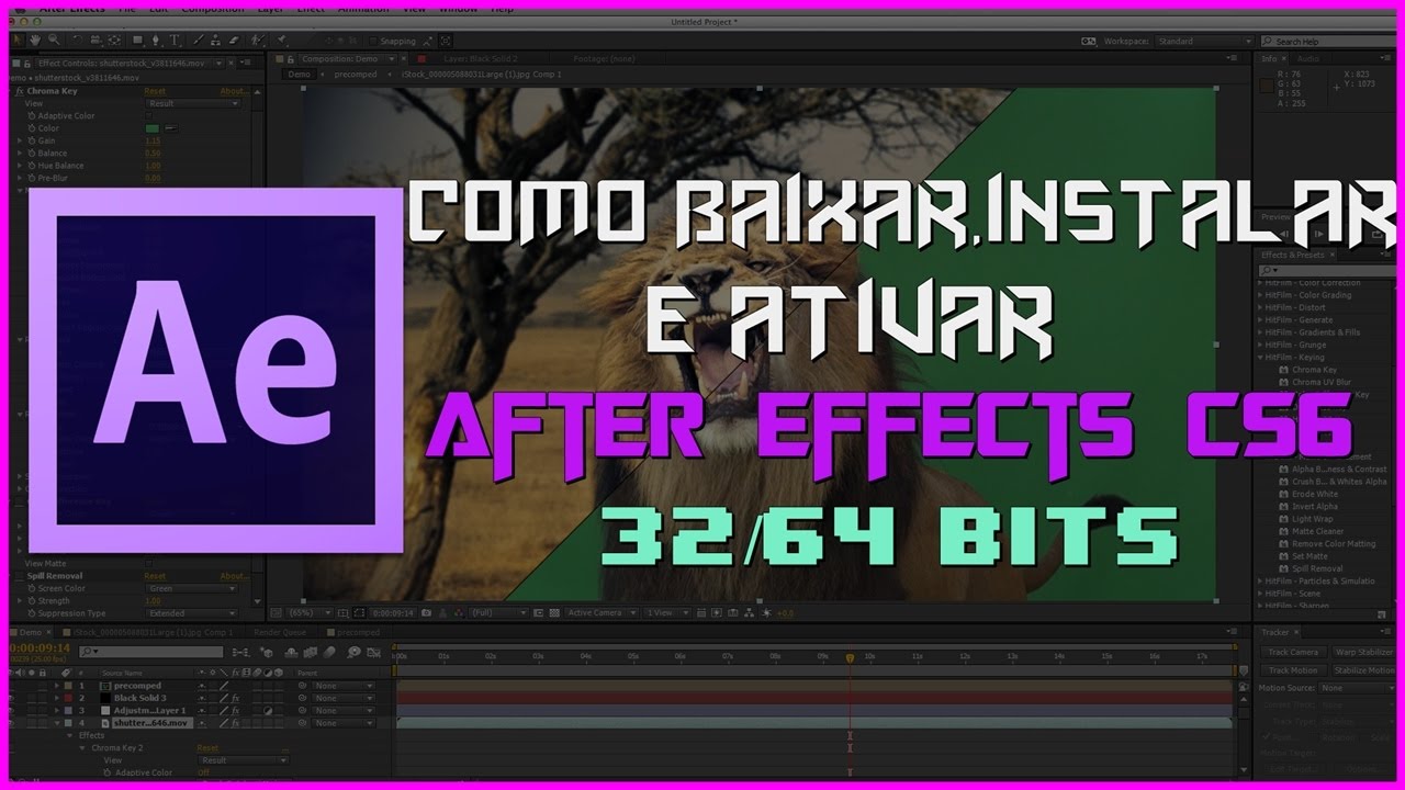 Como Baixar Instalar E Ativar O After Effects Cc 2018