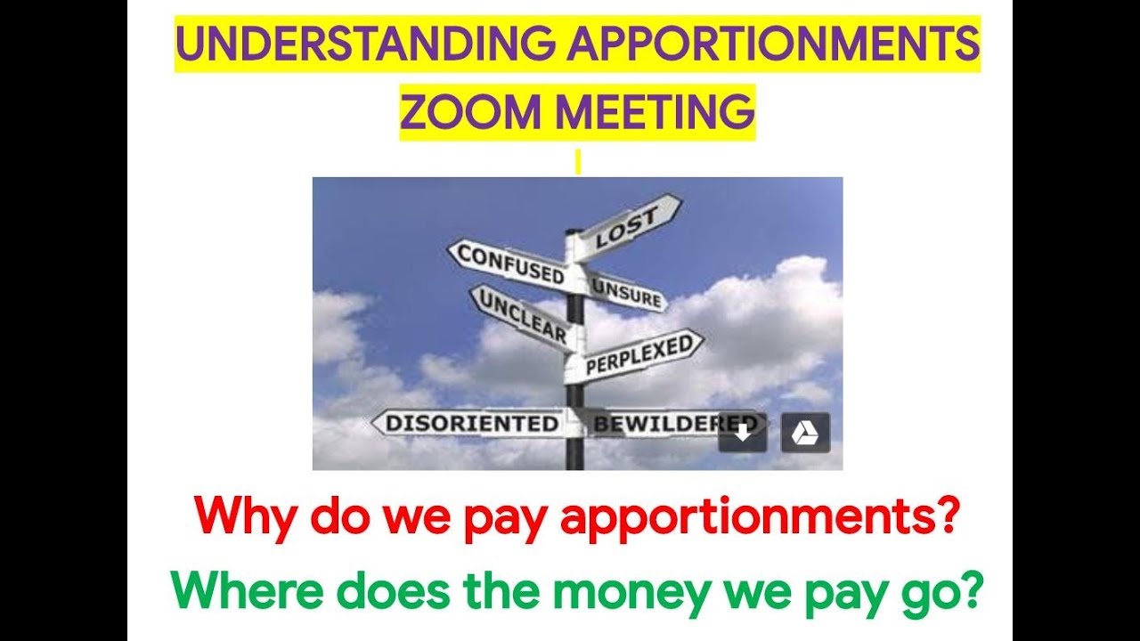 Understanding Apportionments 2019 - YouTube