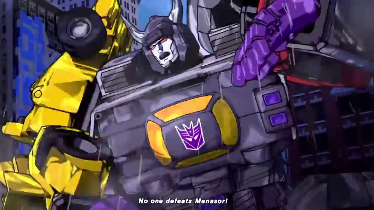 TRANSFORMERS: Devastation Optimus Prime vs Menasor ! - YouTube