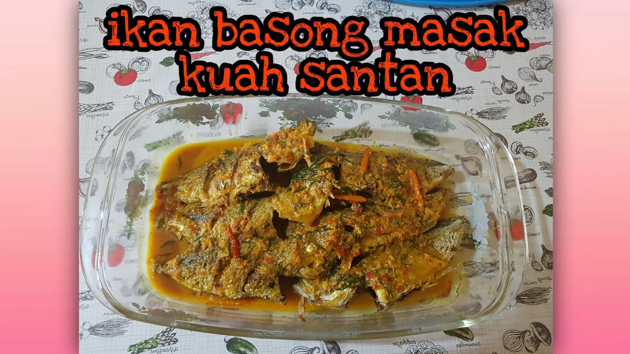 Ikan basong santan gravy - YouTube