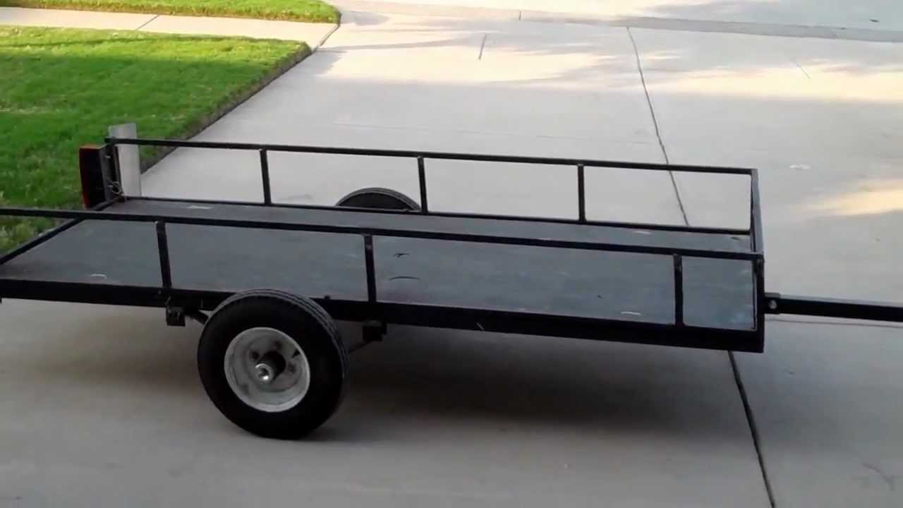 Ural Motorcycle trailer homemade - YouTube