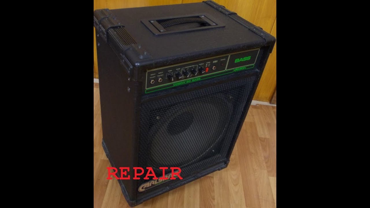 Carlsbro cobra 90 bass repair part 1 - YouTube