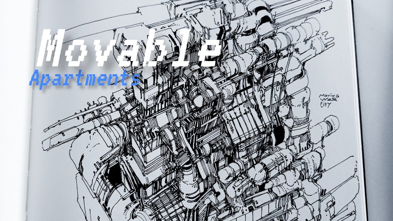 Drawing Some Kind of Movable Apartment Complex - YouTube