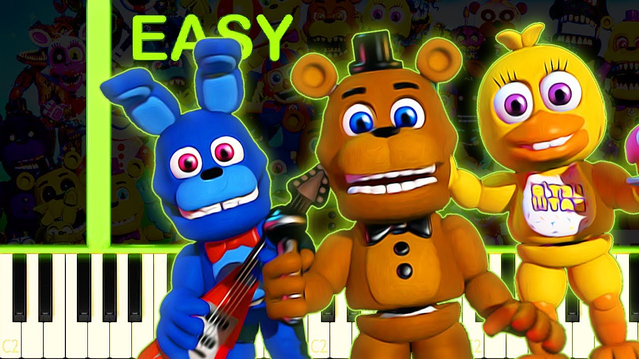 FNAF WORLD THEME - EASY Piano Tutorial Acordes - Chordify