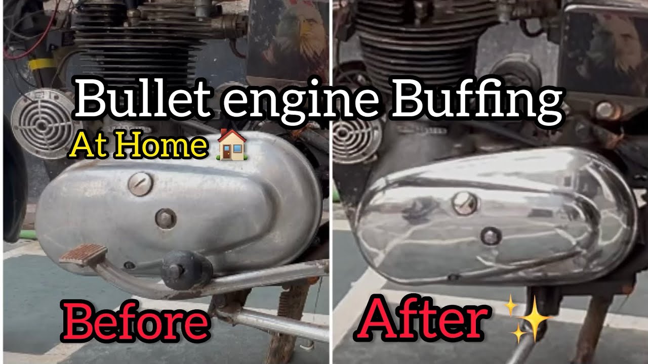 Bullet Engine Buffing At Home - YouTube