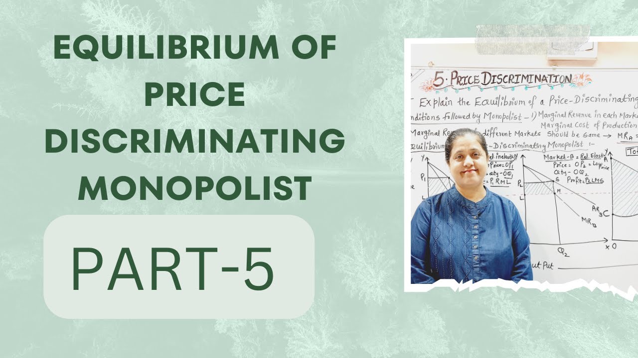 Equilibrium Of Price Discriminating Monopolist | Price Discrimination ...