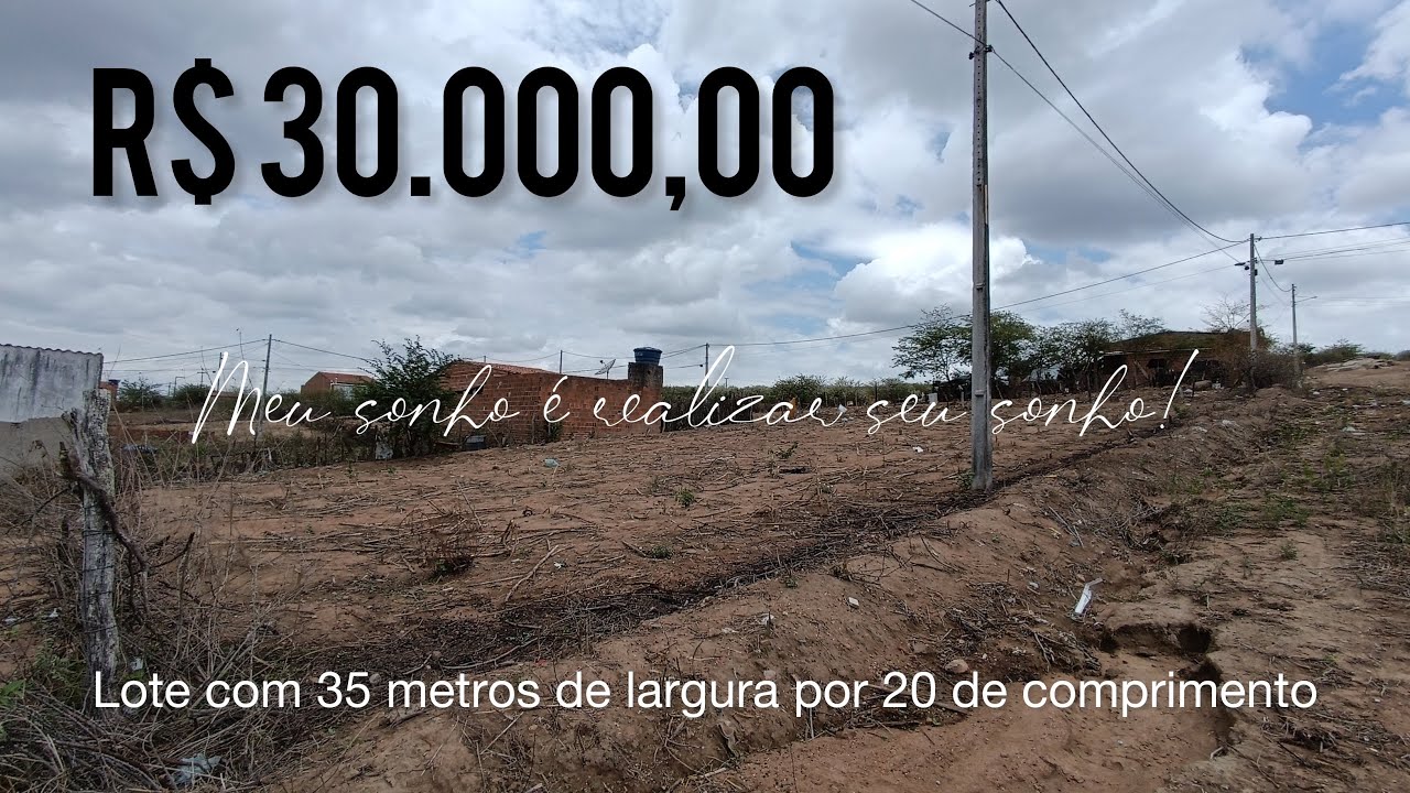 🏡 LOTE COM 700 metros quadrados - YouTube