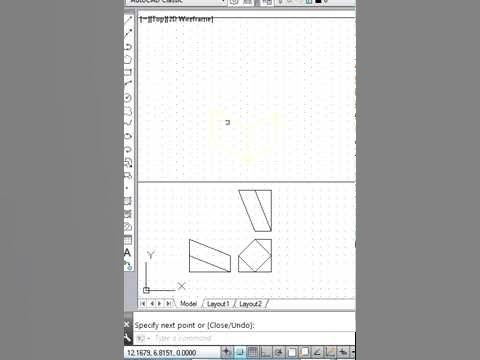 Isometric drawing Example 3 - YouTube
