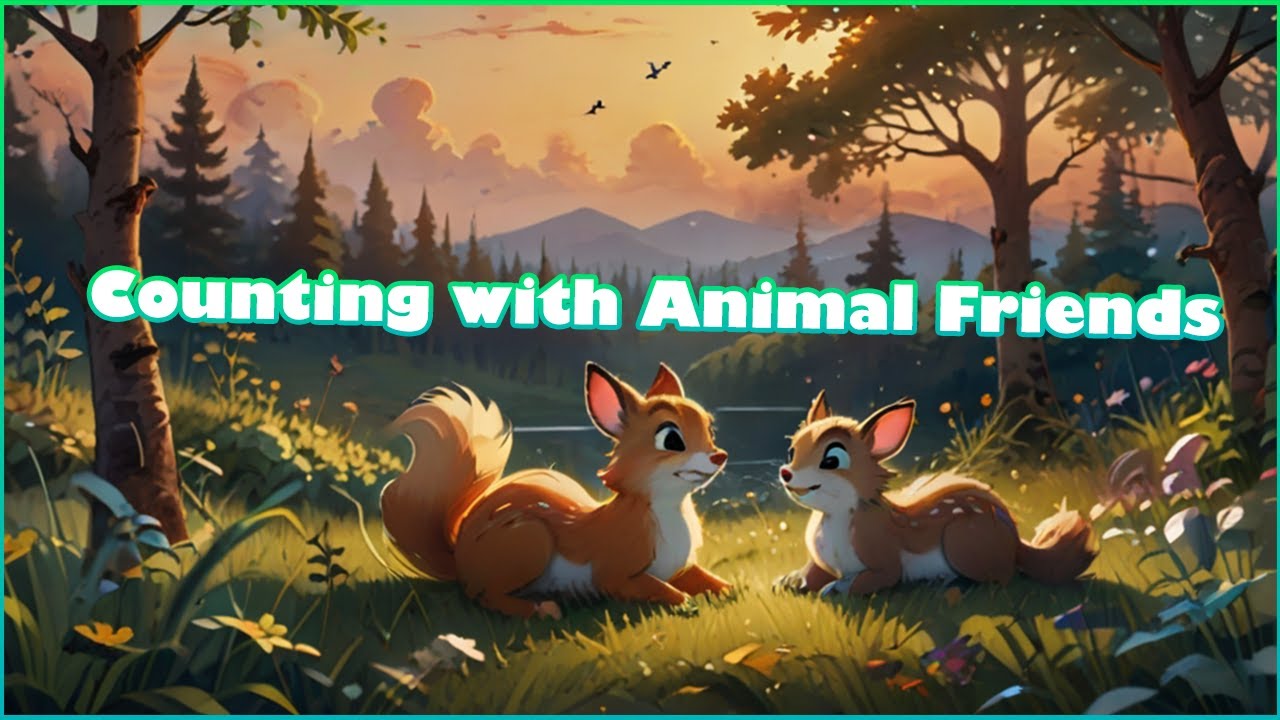 Counting with Animal Friends | Children's Bedtime Story🌙 - YouTube